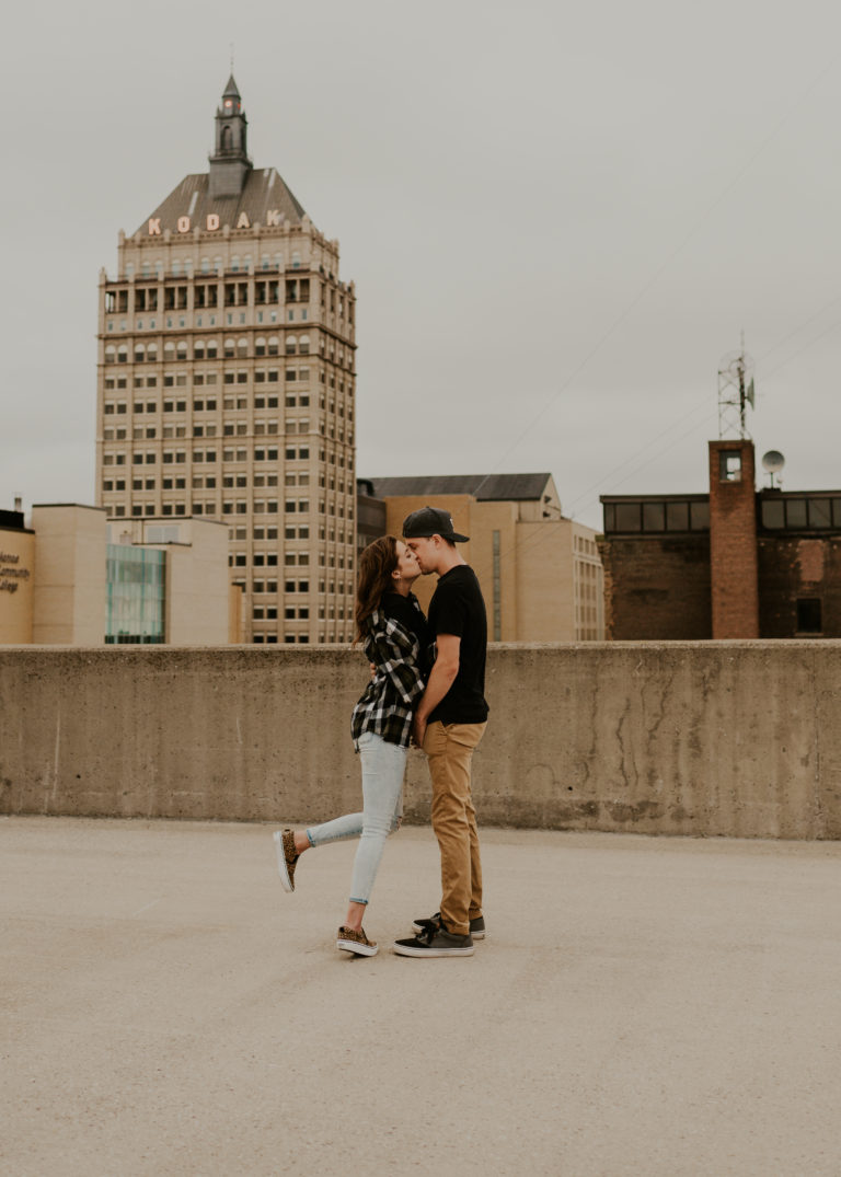 Downtown Rochester Couples Shoot - emilywatkinsphoto.com